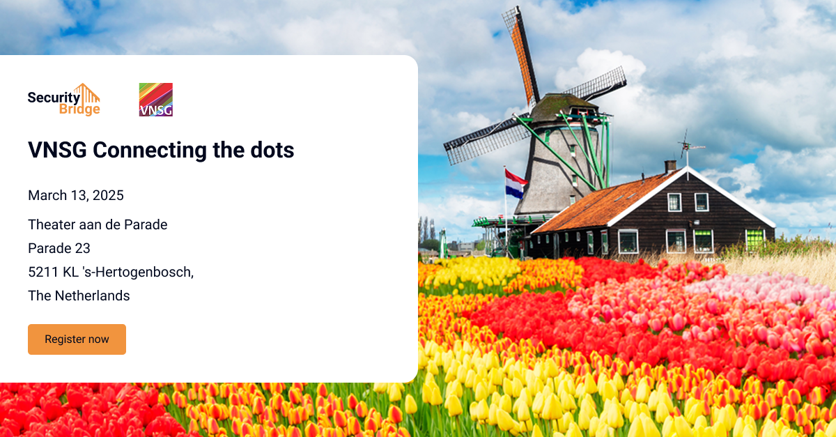 Join SecurityBridge at the "Connecting the Dots" Conference