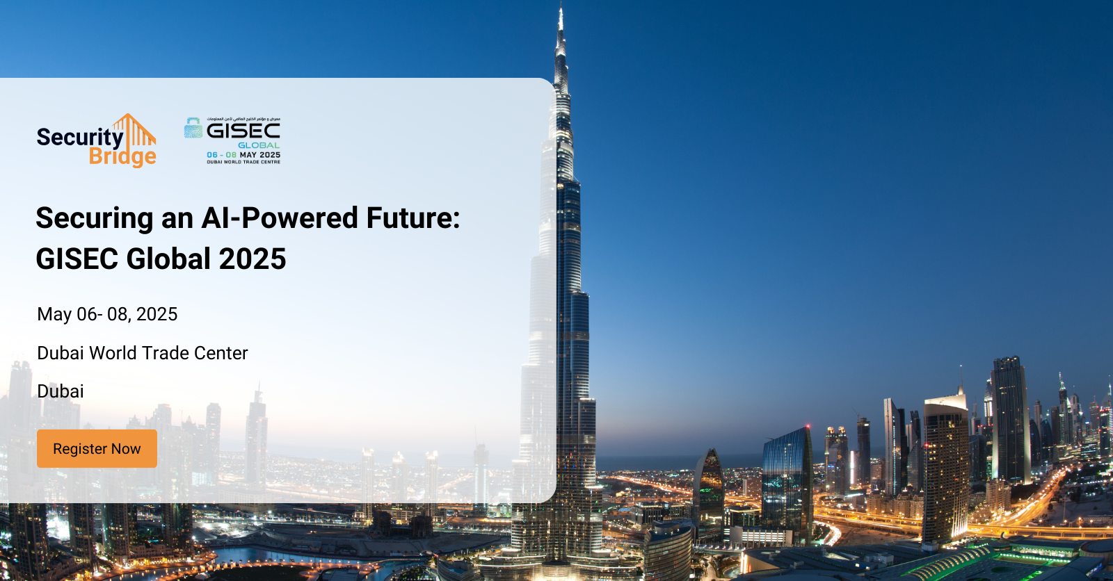 Securing an AI-Powered Future: join us at GISEC 2025